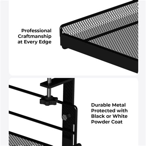 New Zeni Under Desk Cable Organizer Tray Socket Extension
