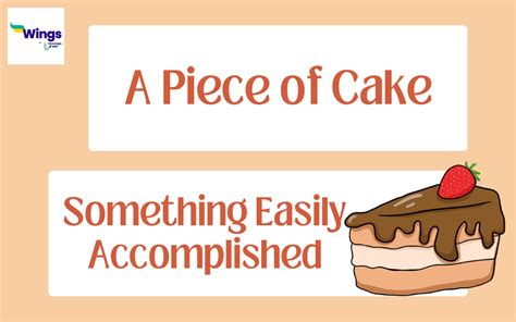 A Piece Of Cake Meaning Examples Synonyms Leverage Edu Worksheets Library