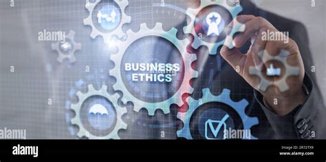Business Ethics Honesty Integrity Concept Universal Background For