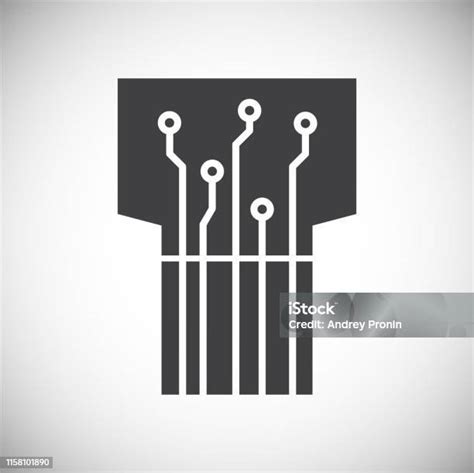 그래픽 및 웹 디자인배경에 컴퓨터 칩 관련 아이콘 간단한 그림 웹 사이트 버튼 또는 모바일 앱에 대한 인터넷 개념 기호입니다