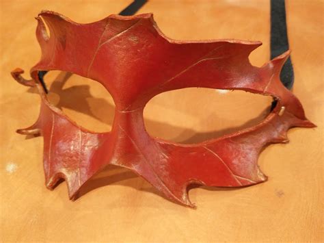 Oak Leaf Mask A Masquerade Costume