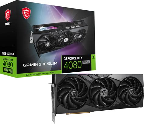 Msi Geforce Rtx 4080 Super Gaming X Slim 2xhdmi 2xdp 16gb • Pris