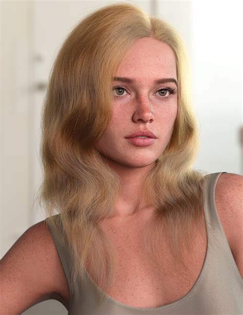 Dforce Strand Based Glamorous Wavy Style Hair For Genesis 9 Daz 3d