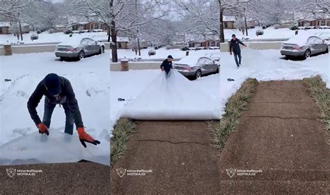 Е ова е генијална техника за справување со снегот а ние ќе чистиме со лопати Мотика