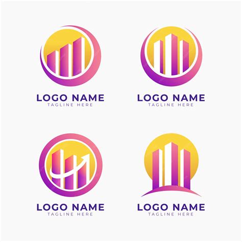 그라데이션 감사 로고 템플릿 디자인 무료 벡터