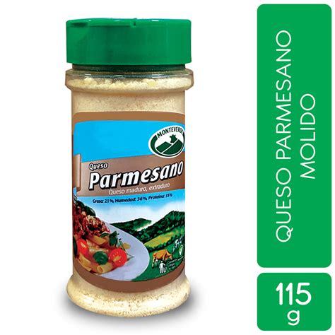 Queso Parmesano Polvo Monteverde Envase 115 G Auto Mercado
