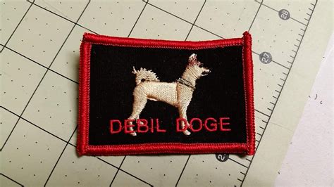 Debil Doge Patch Briarwood Makery