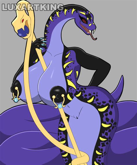 Rule 34 Anacondrai Anthro Apode Big Breasts Breasts Draconcopode Fangs Female Forked Tongue