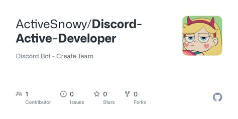 Github Activesnowy Discord Active Developer Discord Bot Create Team