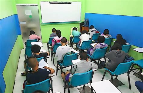 Asian Students Having Tutorial Classes Editorial Image Image Of Asia