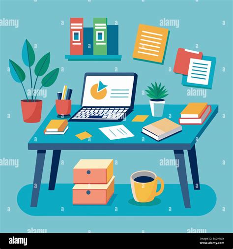 A Drawing Showing Files In Filing Cabinets In An Office Environment Stock Vector Image And Art Alamy