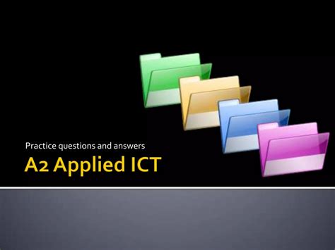 A Applied ICT Practice Exam Questions PPTX