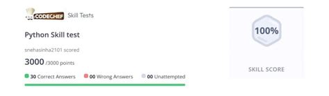 Sneha Sinha On Linkedin Python Codechef Achievementunlocked Programming Techjourney