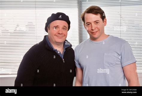 Retro Celebrity Portraits Nathan Lane Matthew Broderick At A Press Conference Event Circa