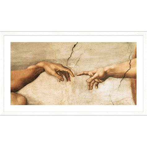 Wall Art Print And Canvas Michelangelo Buonarroti Creation Of Adam