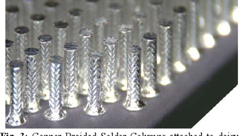 Figure 1 From Reliable Solder Columns To Replace Solder Balls In Large