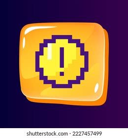 Awareness Glossy Ui Button Pixelated Color Stock Vector Royalty Free Shutterstock