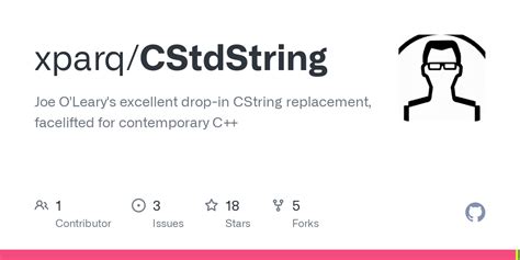 github xparq cstdstring joe o leary s excellent drop in cstring