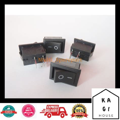 Jual Rocker Switch 2 Pin Saklar 2 Kaki Karaoke Kecil Shopee Indonesia