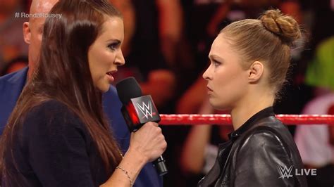 Ronda Rousey Debuts On Wwe Monday Night Raw Video