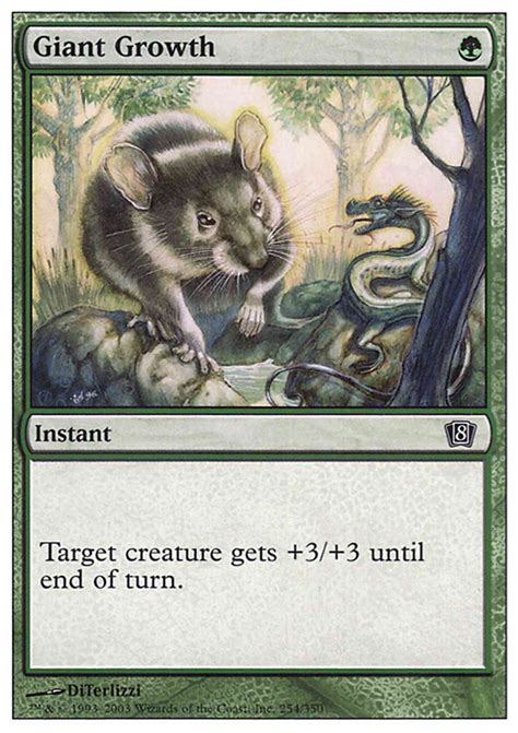 Giant Growth Price From Mtg Eighth Edition