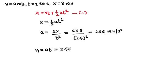 solved a wheel rotates from rest with constant angular acceleration