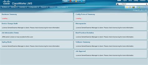 Solved Cisco Works Lms 4 0 Doesn´t Start Cisco Community