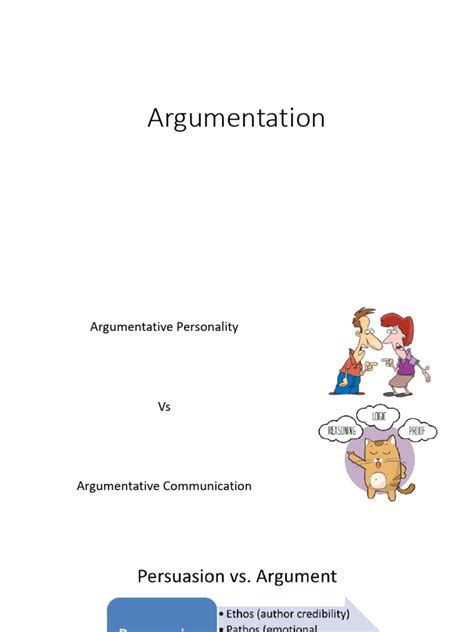 Argumentation Pdf Argument Cognition