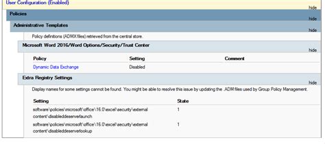 M365 Apps For Enterprise Security Baseline Gpo Problems R Grouppolicy