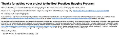 给你的开源项目获取一枚 Openssf 最佳实践徽章吧 云原生之路