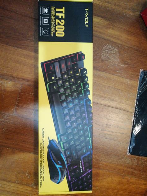 T Wolf Tf200 Keyboard And Mouse Set Computers And Tech Parts And Accessories Computer Keyboard On