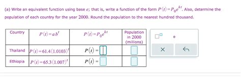 Solved Kt A Write An Equivalent Function Using Base E