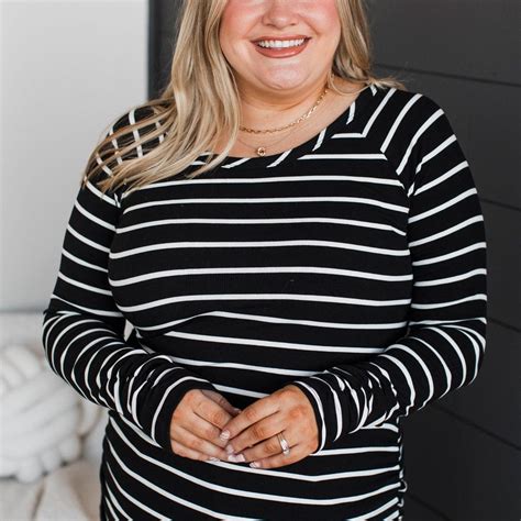 All That Really Matters Ruched Top Black And Ivory The Pulse Boutique