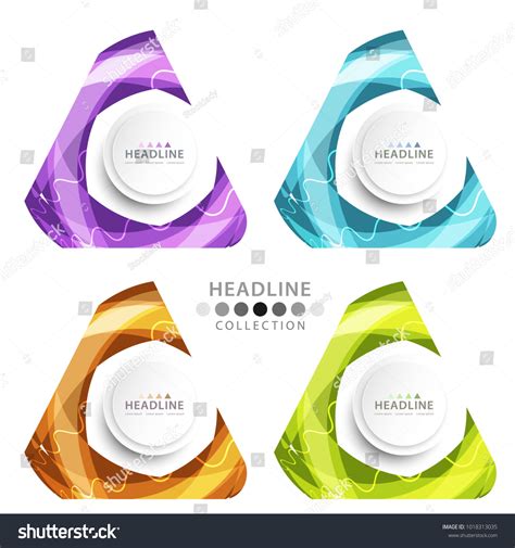 Brochure Header Colorful Layout Background Template Stock Vector Royalty Free 1018313035