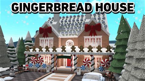 Building A Gingerbread House In Bloxburg Youtube
