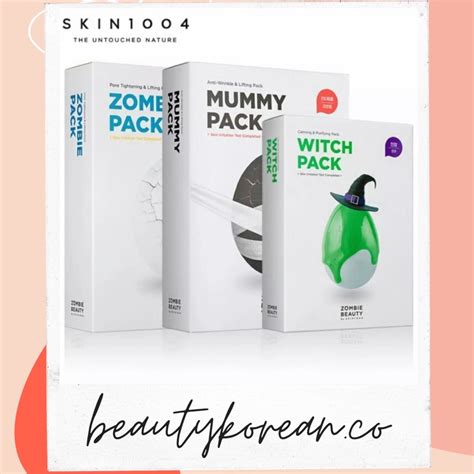 Jual Set Skin1004 Skin 1004 Zombie Beauty Package Zombie Pack Mummy