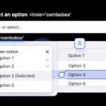 ARIA Combobox Accessibility Best Practices