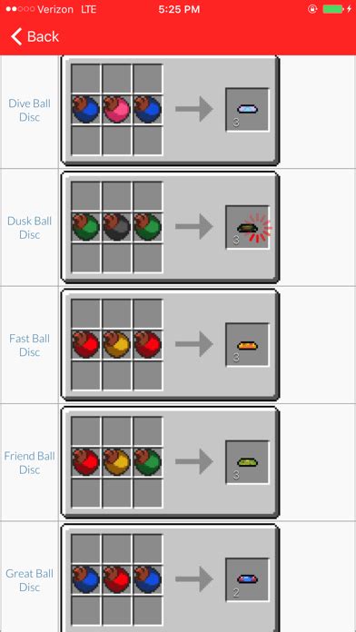 Minecraft Pixelmon Pokeball Crafting Recipes