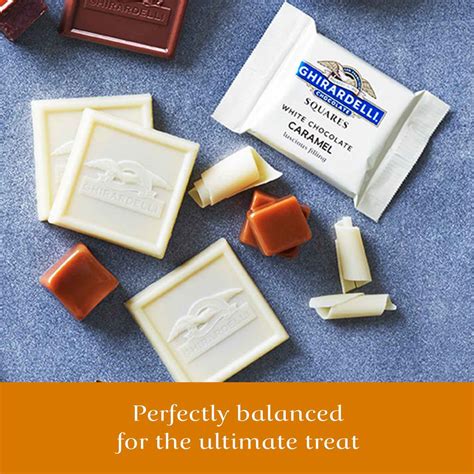 Ghirardelli White Chocolate Caramel Squares Shop Candy At H E B