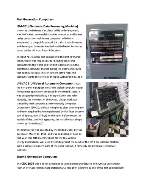 Ibm 701 Computer