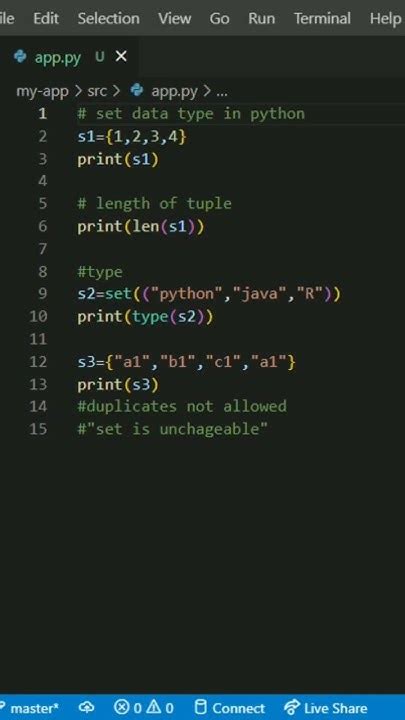 Set Data Type In Python Youtube