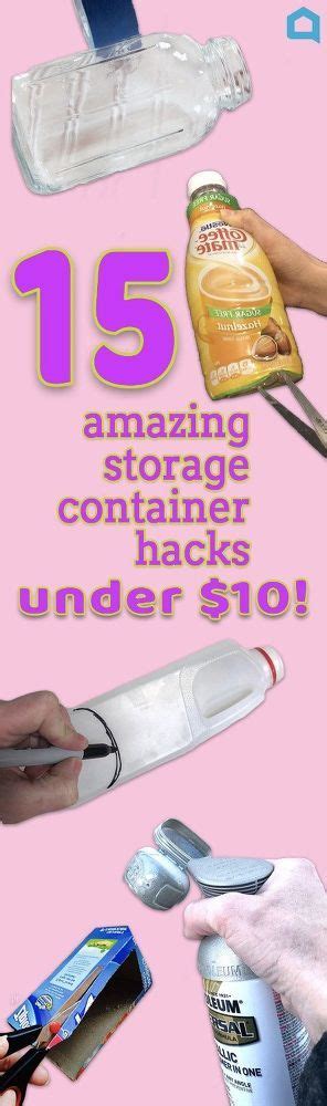 16 Easy Diy Homemade Storage Container Ideas On A Budget Diy Storage Containers Homemade