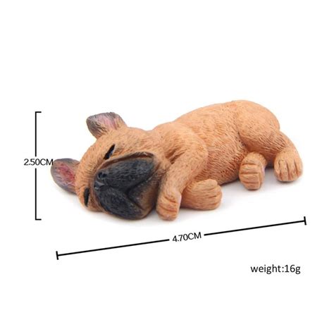 Badu Bg Сладко спящо куче 3d магнит за френски булдог Магнити за бяла дъска за хладилник за