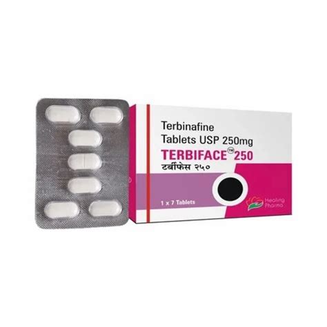 Terbinafine 250 Mg Tablets Treatment Antifungal At Rs 120box In New Delhi