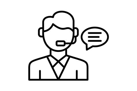 Customer Service Outline Icon Graphic By Maan Icons · Creative Fabrica