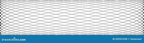 Geometric Curved Intersecting Lines Abstract Grid Mesh Pattern Background Stock Vector