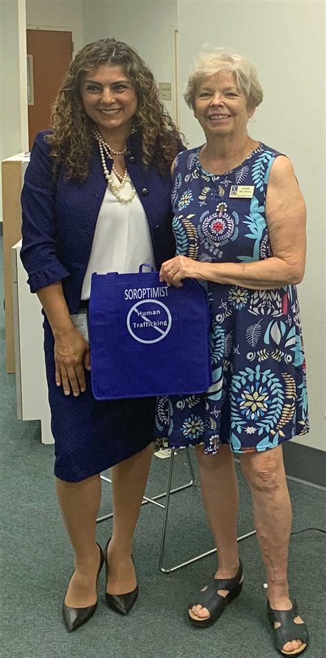 Deputy Da Tafreshi Speaks At Anti Human Trafficking Collaborative Meeting Soroptimist
