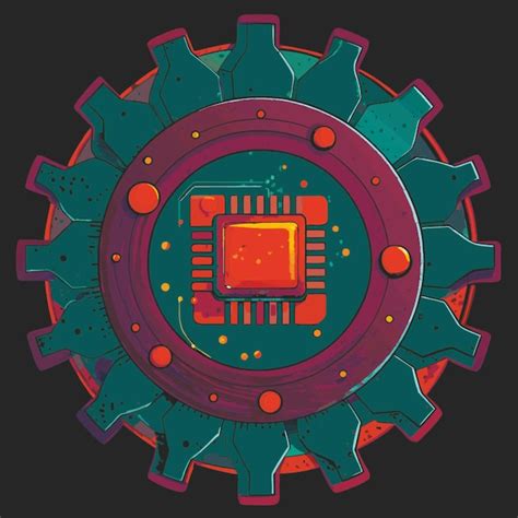 Technology Concept Flat Vector Style Illustration Featuring Firmware Design Elements Premium