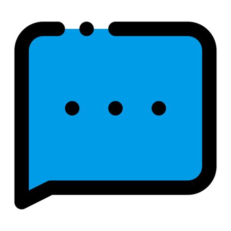 Chat Generic Blue Icon