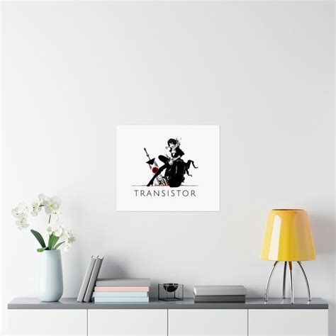 Transistor Matte Poster Horizontal Gaming Poster Etsy
